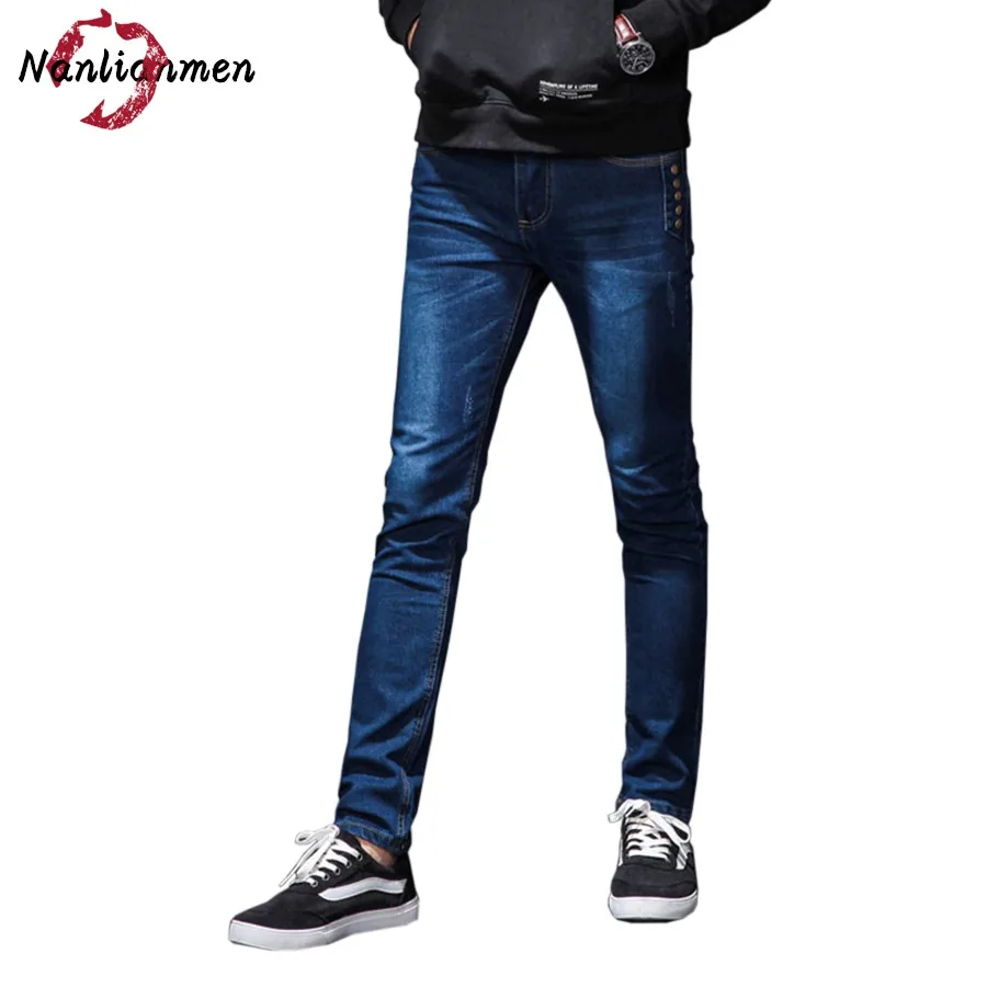2017 Real Zipper Fly Midweight Mid Autumn New Jeans Mens Boyfriend ...