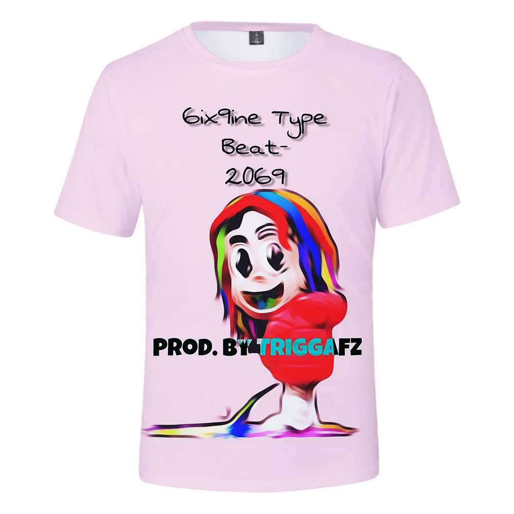 Hip Hop Rapper 69 6ix9ine Tekashi69 3D Printed T-Shirt Women Men Summer ...