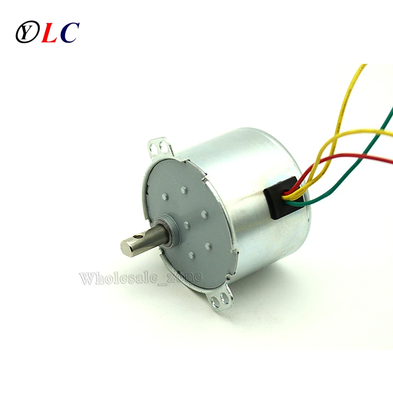 Motor síncrono de imán permanente 50KTYZ, 50RPM, CA 220V 8W 50RPM, Motor de engranaje, control ...