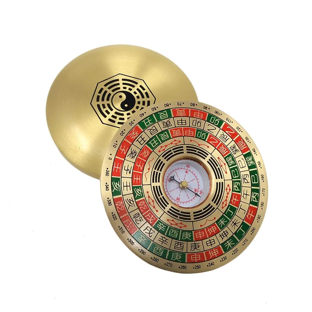 Feng Shui Metal Colorful Compass Luo Pan Tool Chinese Compass Luo Pan ...