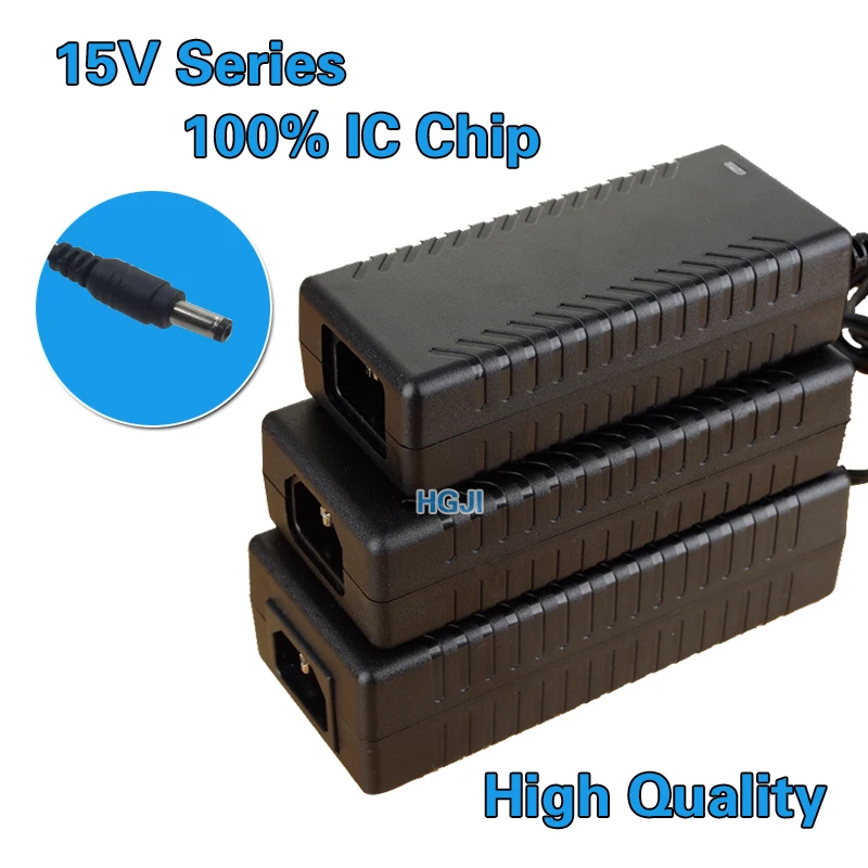 15V Switching Power Adaptor AC DC Adapter 15V 3A 4A 5A 6A 8A 10A 45W ...