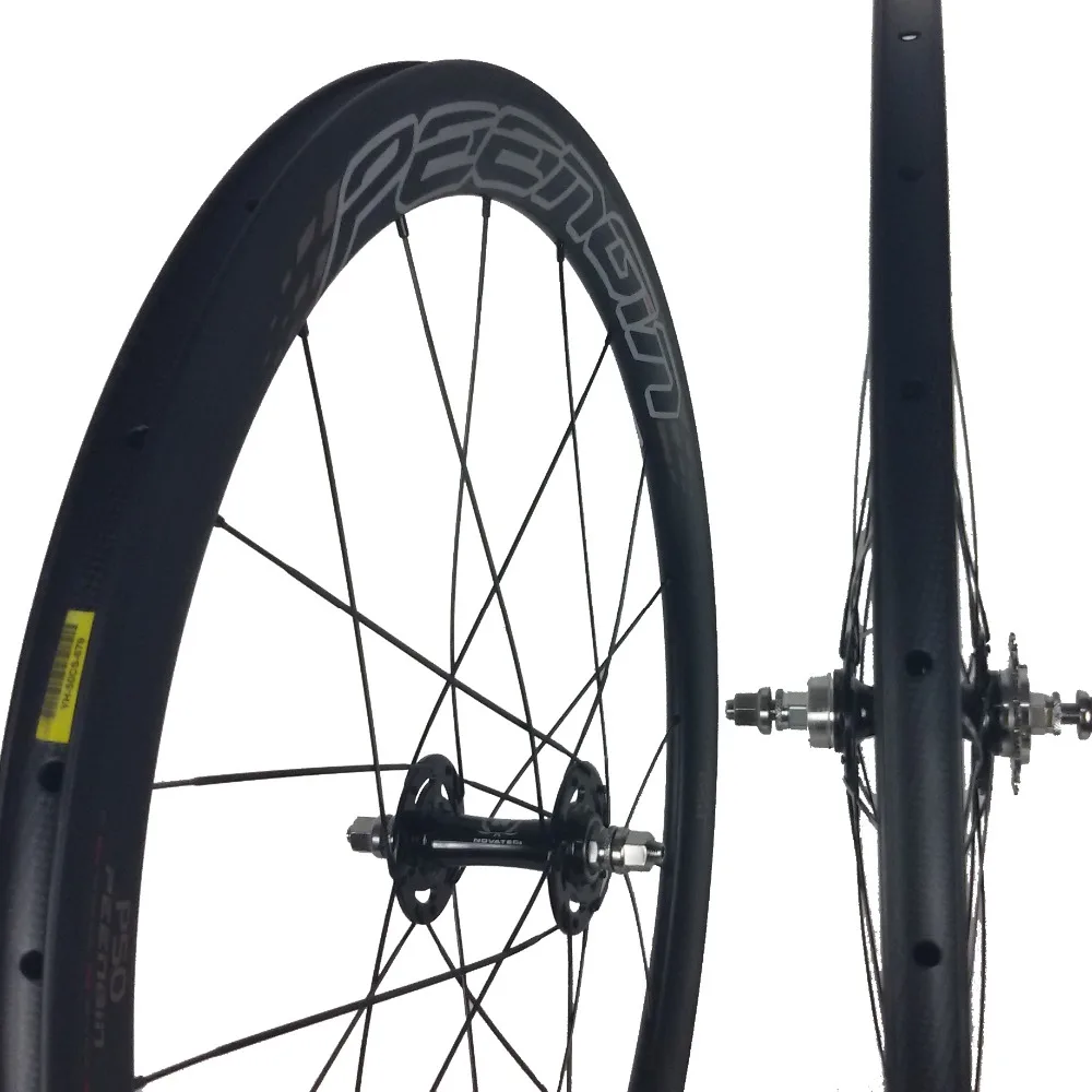 Huge-Discounts-Carbon-Bicycle-Wheelset-700C-Light-25X50mm-Clincher ...