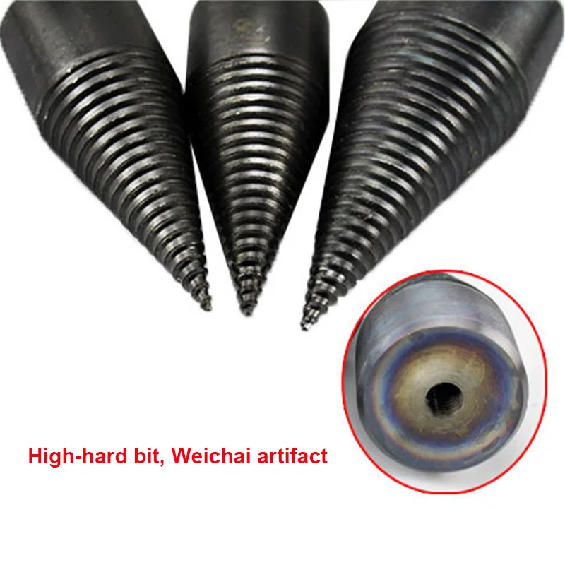 High Speed Twist Drill Bit Wood Splitter Screw Cones Splitting Bit Wood ...