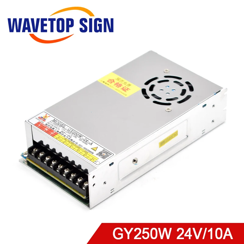 WaveTopSign 250W Switching Power Supply 24V 10A GY250W 24 A for CNC ...