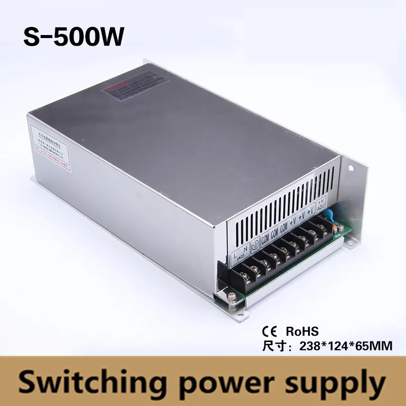 500W 70V Switch Power supply DC power CNC Router Single Output Foaming ...