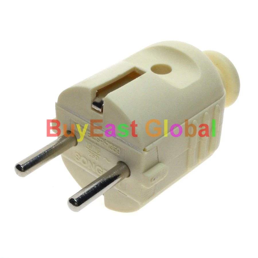 24 x Russian German EU 4.8mm Pin Type F Rewireable Power Plug AC100 ...