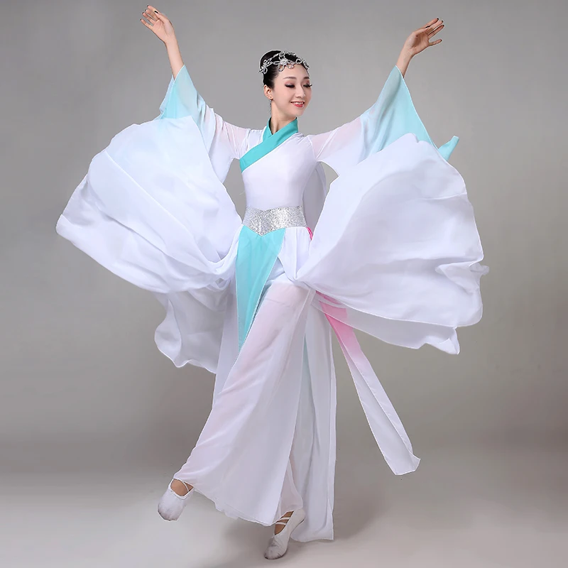 Chinese-Hanfu-classical-dance-costume-female-elegant-Chinese-wind-gauze ...