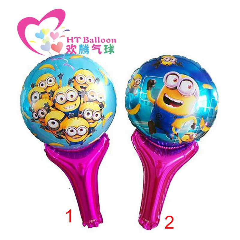 10pcs-lot-50-cm-Despicable-Me-Minions-Magic-Wand-Cheer-Racket-Balloons ...