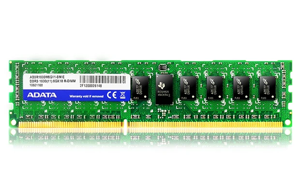 ADATA Memory RAM DDR3 1600 8gb recc server ram 8g low power absorbing ...