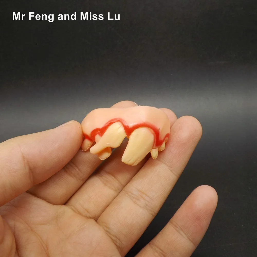 Halloween Funny False Teeth Gags Practical Jokes Prank Freak Teeth Gift ...