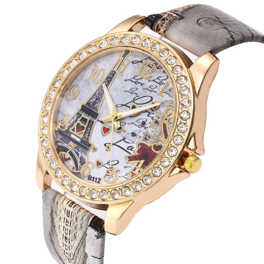 Aimecor Reloj de moda Bohemia Vintage Paris Eiffel para mujer, de ...