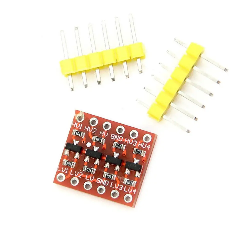 2 Pcs 4 Channel I2c Iic Logic Level Converter Module Bi-directional For ...