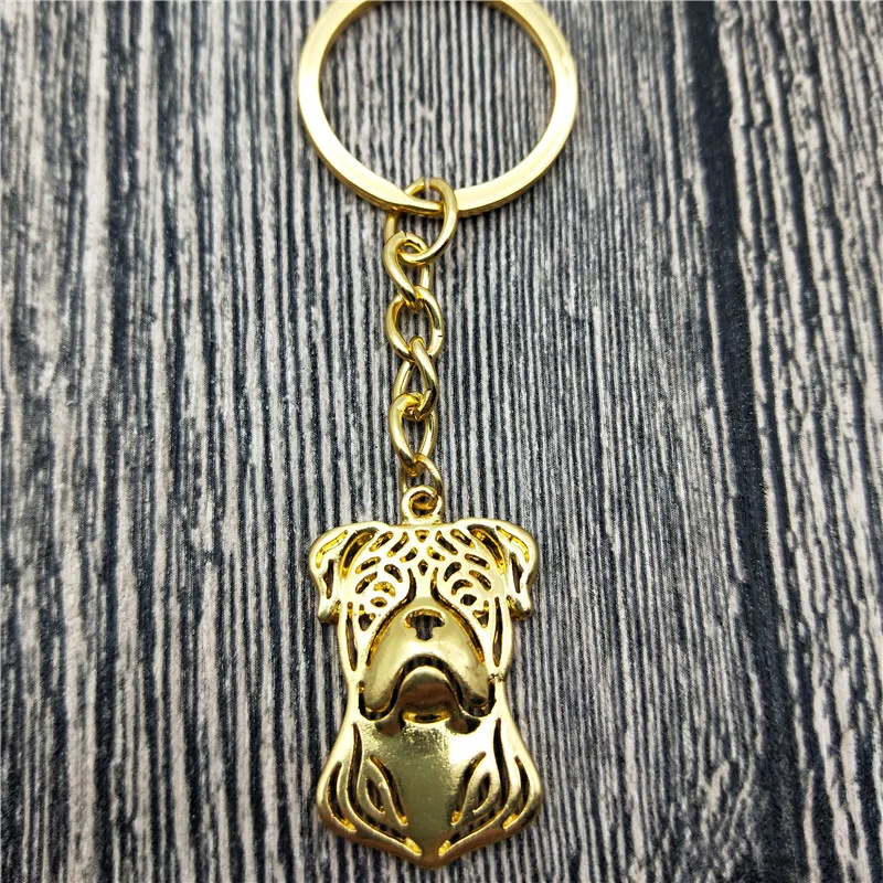 New American Bulldog Key Chains Fashion Pet Dog Jewellery Trendy ...