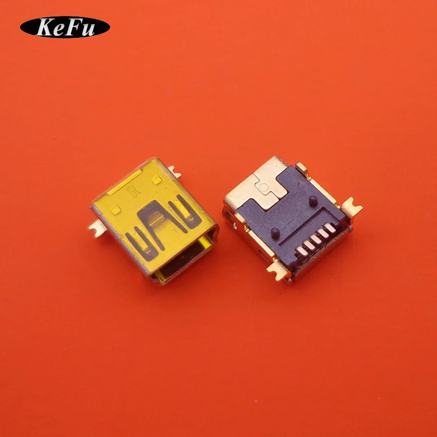 Usb Jack Socket Mini 5p Female Smd Connector Interface 5pin B Type Smt