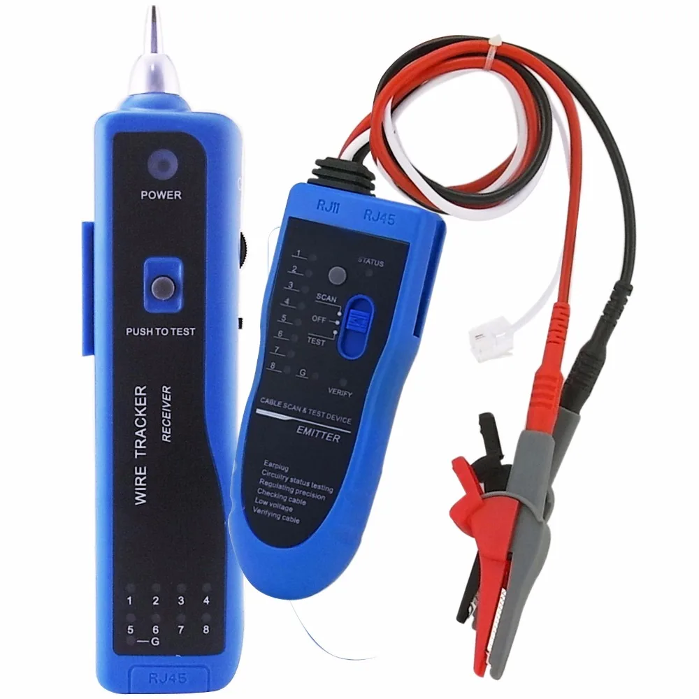Continuity Test Wire Tone Tracker Cable RJ45 RJ11 Telephone Wire ...