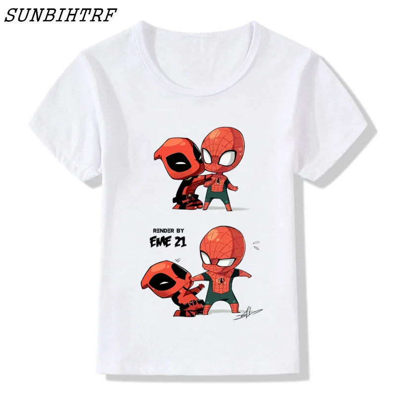 2018 Newest Deadpool Kids T shirt Fashion Creative Design Children tops ...