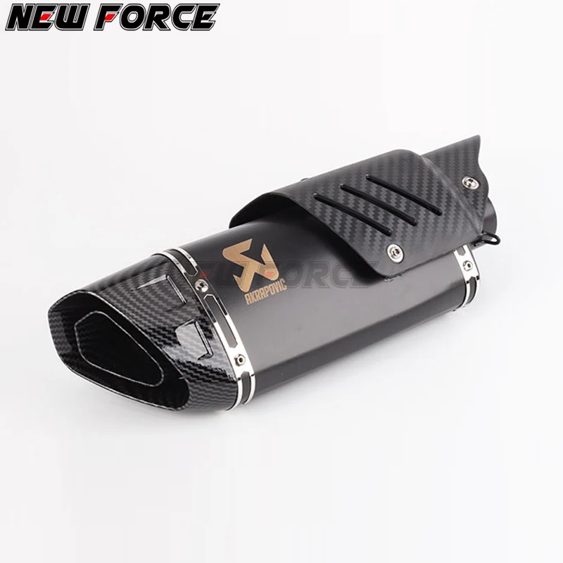 Motorcycle Akrapovic Exhaust Modified Muffler Pipe Scooter Pit Bike ...