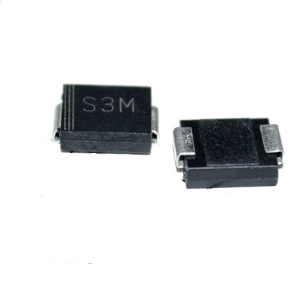 Free Shipping 100pcs/lot SMD 1N5408 S3M 1000V 3A SMB SMD rectifier diode Good quality and ROHS