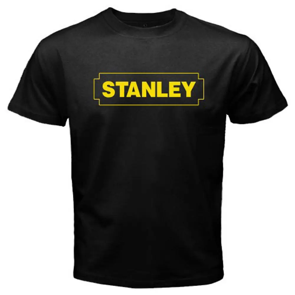 New Stanley Tools Logo Men's Black T Shirt Size S 3XL-in T-Shirts from ...