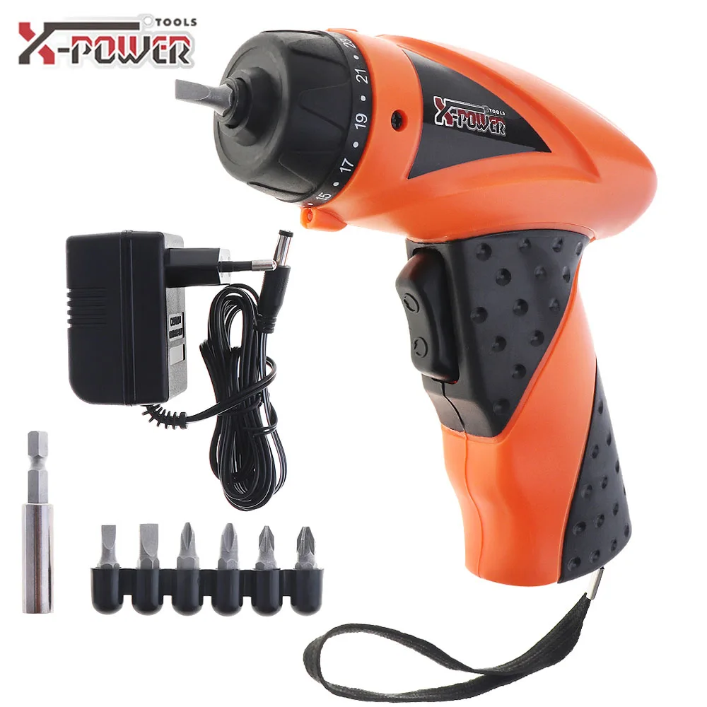 Mini AC 220V Handle Household Rechargeable Electric Screwdriver Screw ...