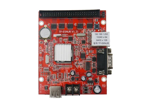 Tarjeta controladora de LED de color, tarjeta controladora de Puerto TF ...