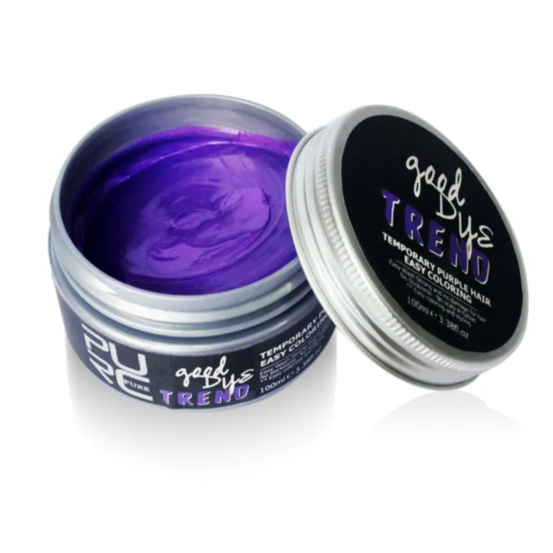 100ml Dye Hair Colorful Wax Hair Coloring Styling Wax Natural Matte ...