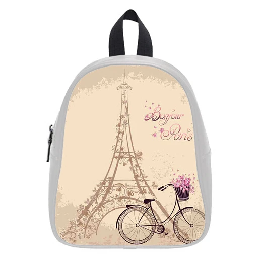Paris Eiffel Tower Backpack Customized Children Gift Travel Backpack ...
