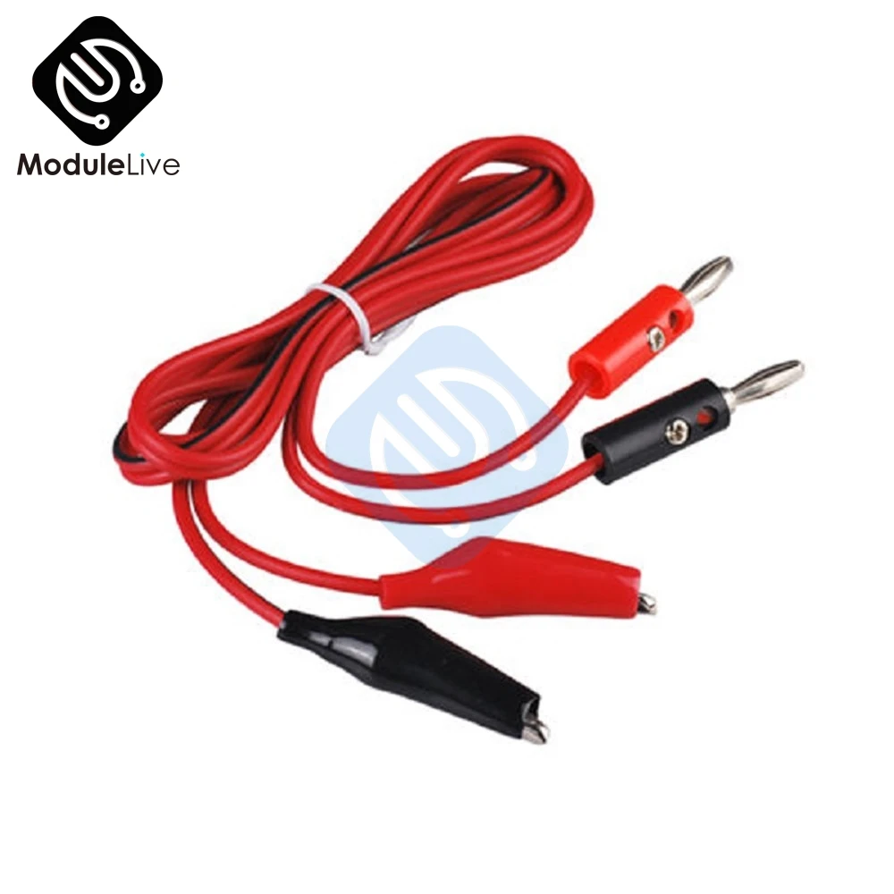 1M-Alligator-Test-Lead-Clip-To-AV-Banana-Plug-Connector-TO-Dual-Tester ...