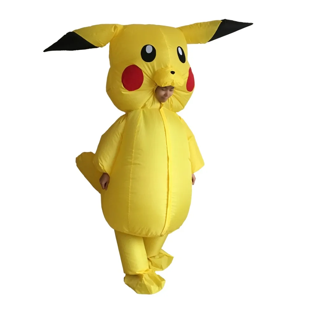 Anime Pikachu Pokemon Fancy Mascot Costume - KawaiiMerch.com