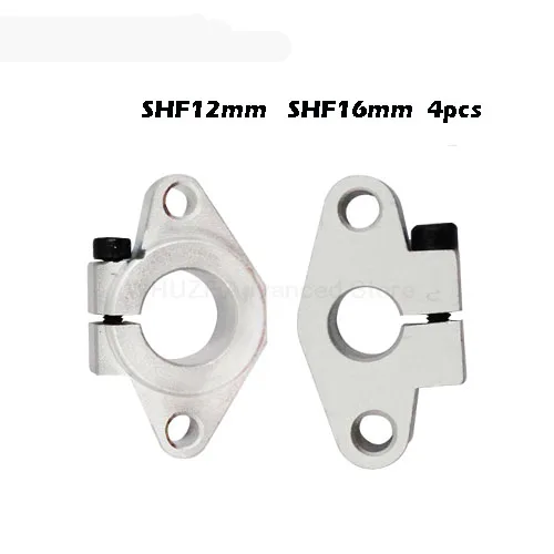 4pcs SHF12 SHF16 Linear Shaft Support 3D Printers Parts 10/12/16 mm ...