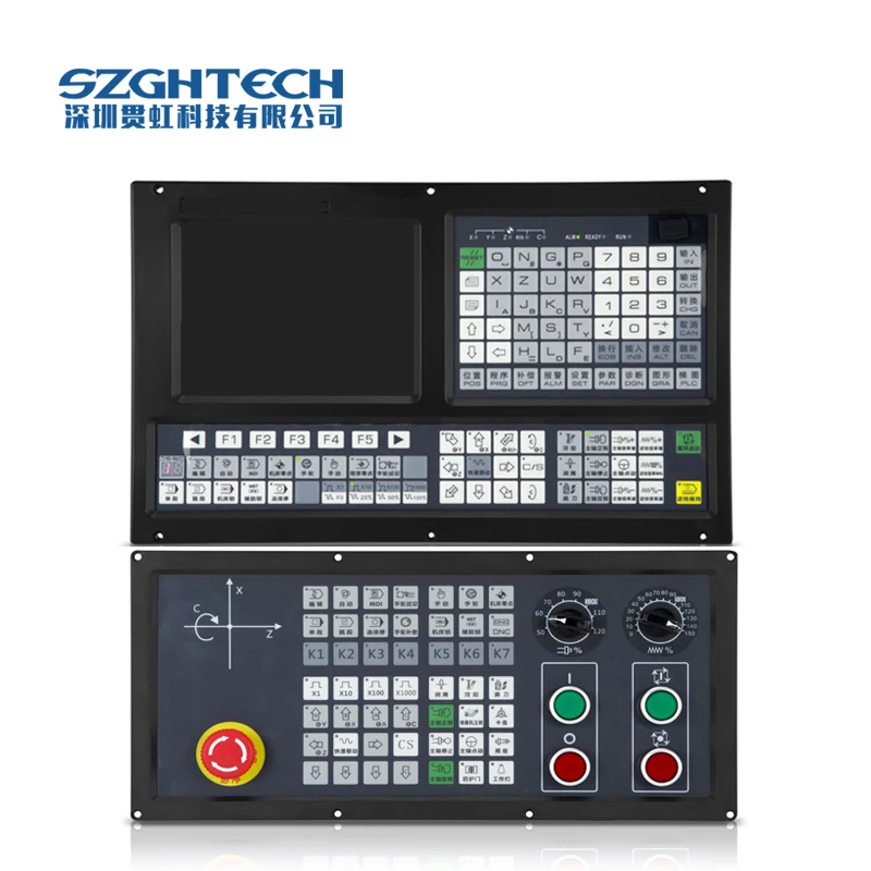 Buy Gh 980tc Cnc Controller With 40 24 Ios 3 Axis Lathe Cnc Control System For