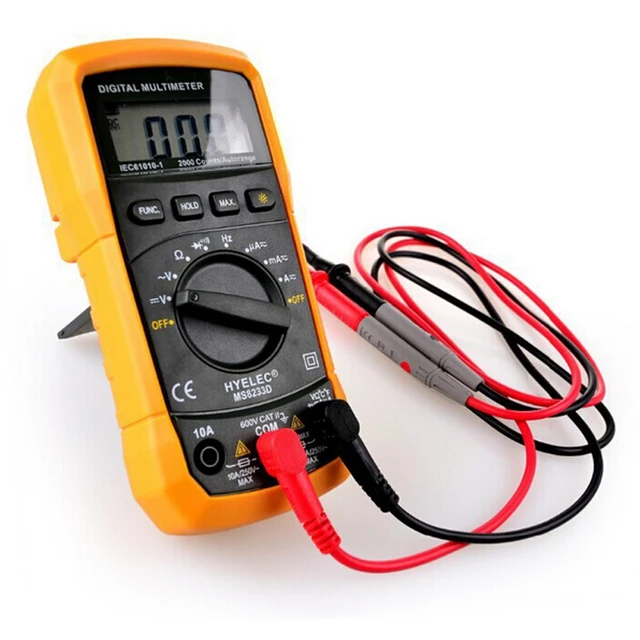 Digital Multimeter tester 2000 Counts LCD Display multimetro DC AC ...