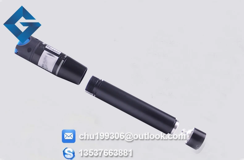 Metal shell red pen fiber test pen accessories polishing instrument ...