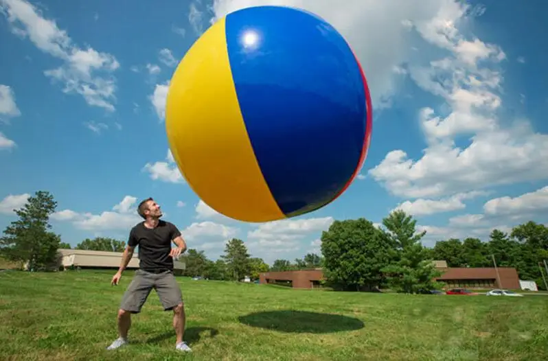 200 cm Super besar raksasa tiup bola pantai kolam besar pantai bermain ...