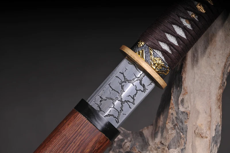 Hand made t10 Dobrado aço Espada chinesa Da Dinastia Tang Reta Full ...