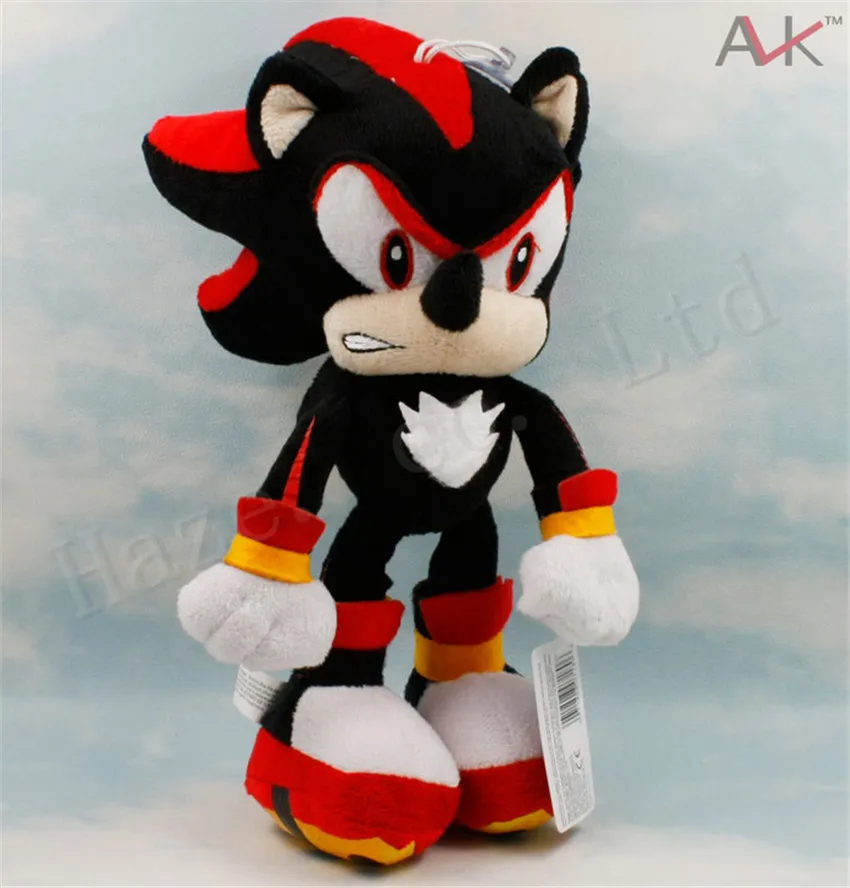 Sonic the Hedgehog Black Super Sonic 12'' Short Plush PP Cotton Stuffed ...