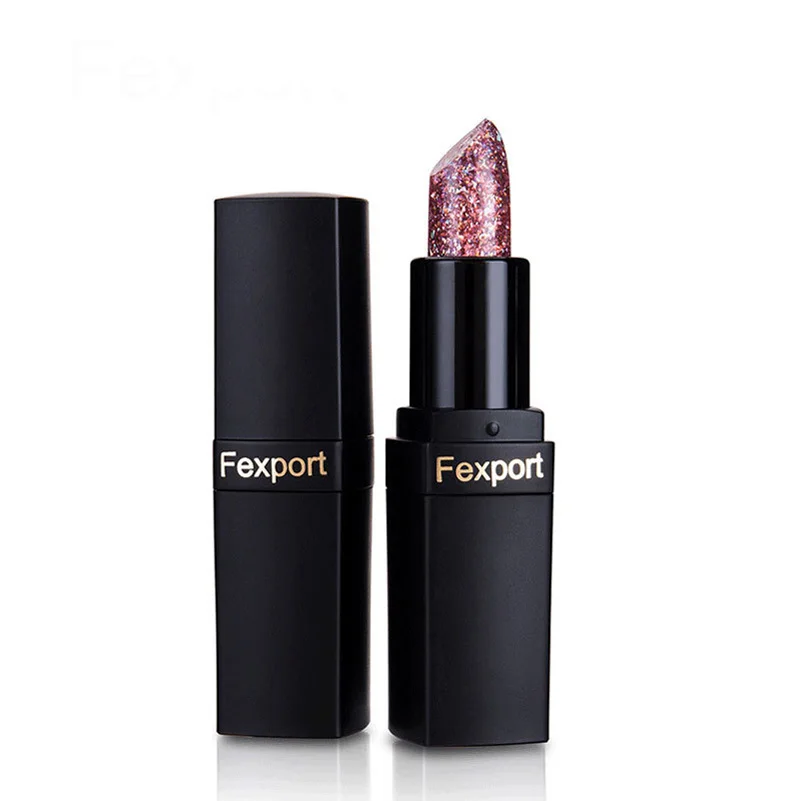 1 Pc Long Lasting Crystal Lip Gloss Matte Sexy Lipstick Beauty Care Lip Fashion With Glitter