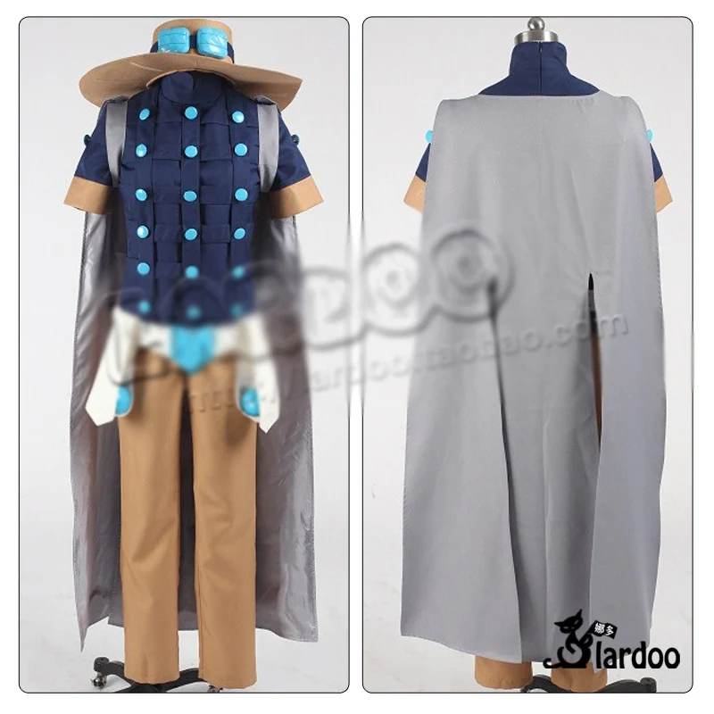 JoJo's Bizarre Adventure Steel Ball Run Gyro Zeppeli Cosplay Costume ...