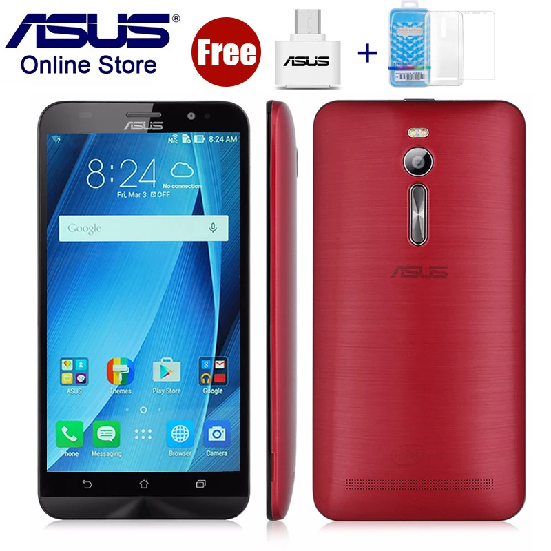 ASUS ZenFone 2 ZE551ML 4G Cellphones 2.3GHz Z3580 4GB RAM 64GB ROM 5.5 ...