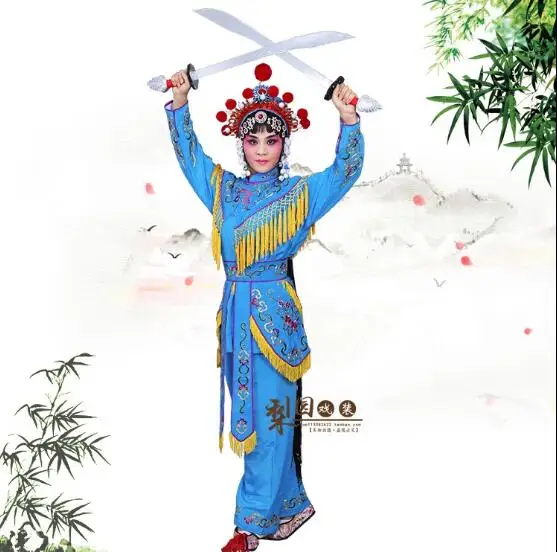 Peking Opera Clothing Stage Costumes Daomadan Female Soldiers Clothing ...