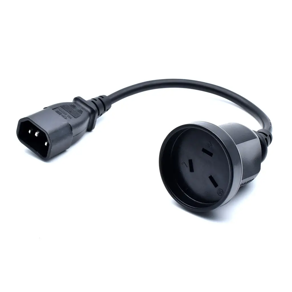 High quality 1pcs,Power Adapter Cord For PDU PSU USP ,IEC 320 C14 Male ...