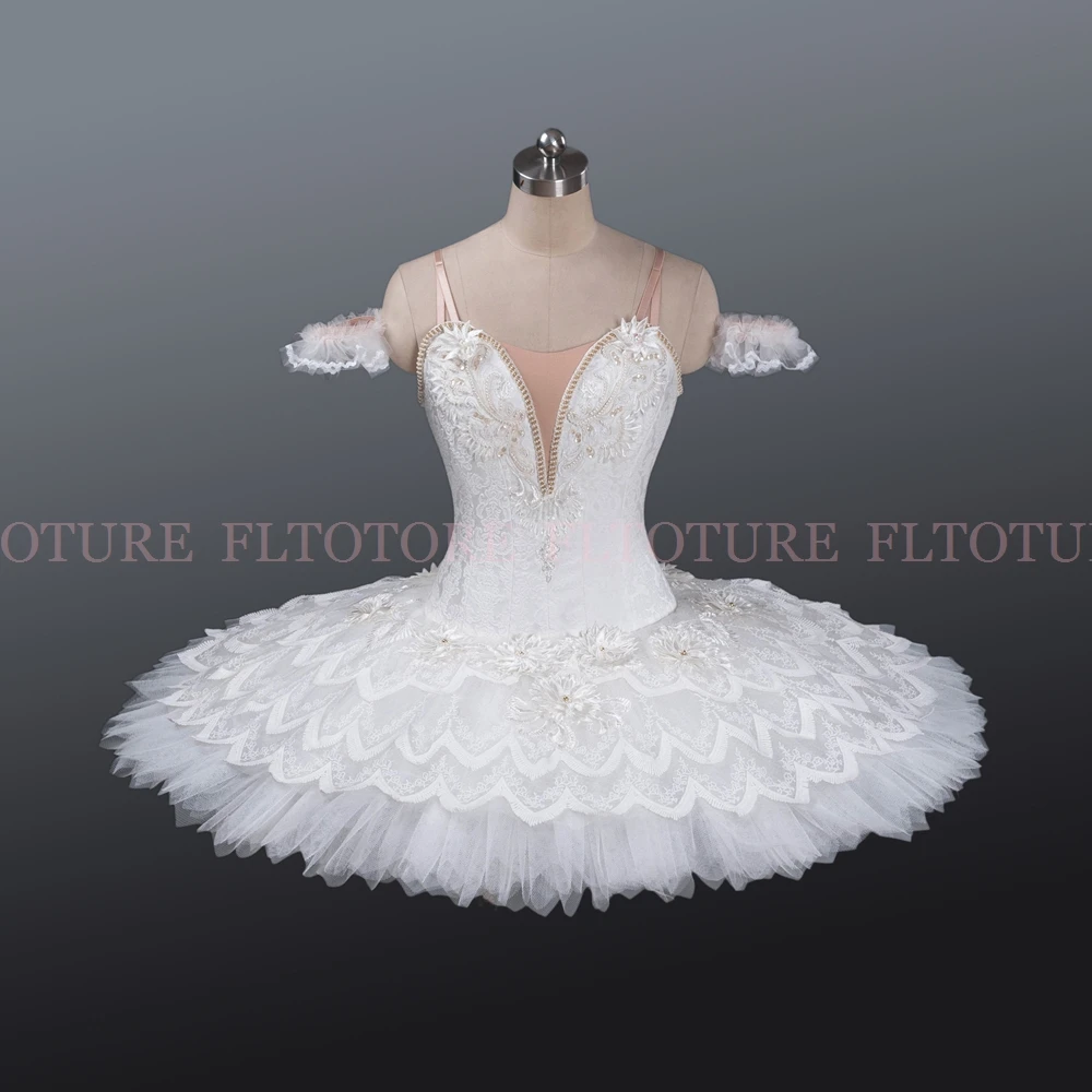 White Swan Costumes White Snow Performance Wear Girls Professional ...