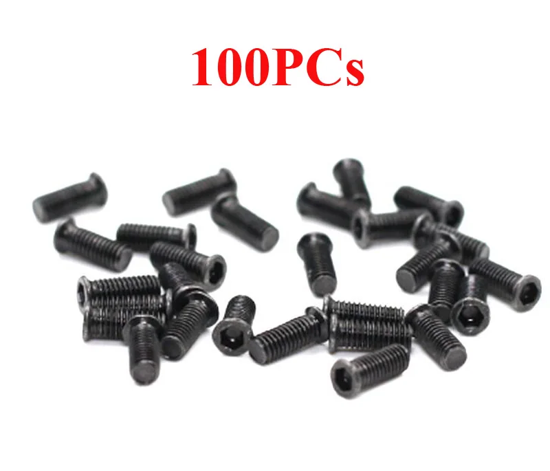 100pcs 4mm Small Sink Head Screw M3*8 Inner-hexagon Screws 10.9 Class ...