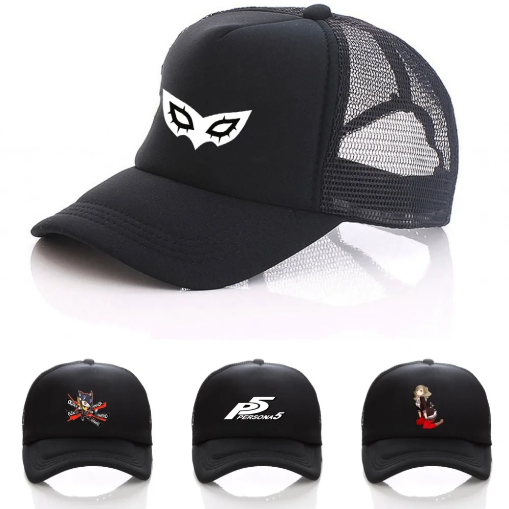 Game Persona 5 hat Printing Baseball Cap Cosplay Hip Hop Unisex ...