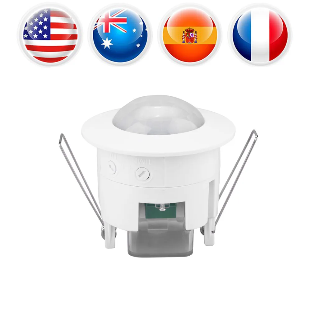 Aliexpress.com : Buy Mini Motion Sensor Lamp Switch 360 Degree Ceiling ...