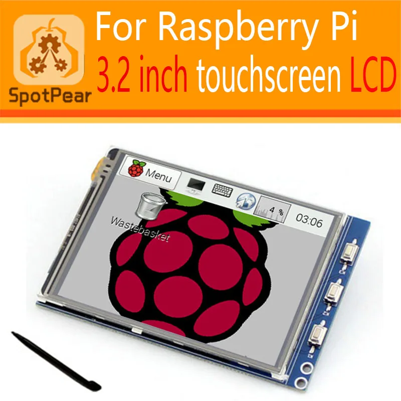 raspberry pi 3.2 inch LCD Display Module 320*240 Pixel Resistive ...