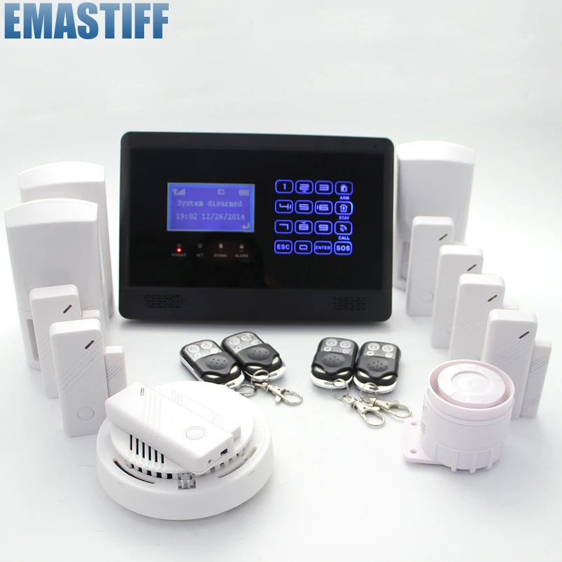 G2BX Wireless GSM SMS TEXT Touch Keypad Home House Alarm System Touch ...