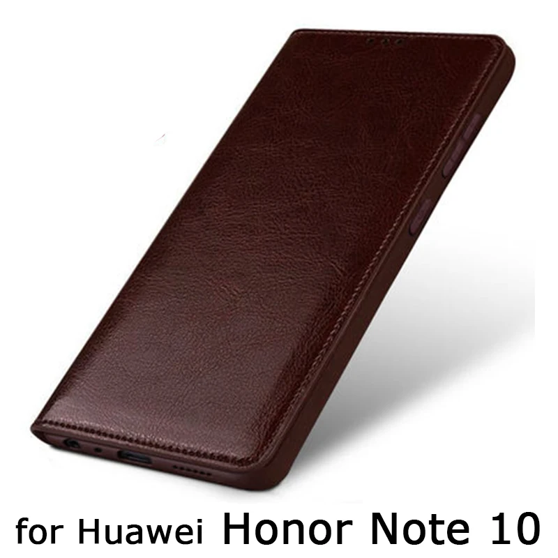 Anti-knock Phone Case For Huawei Honor Note 10 Luxury Genuine Leather ...