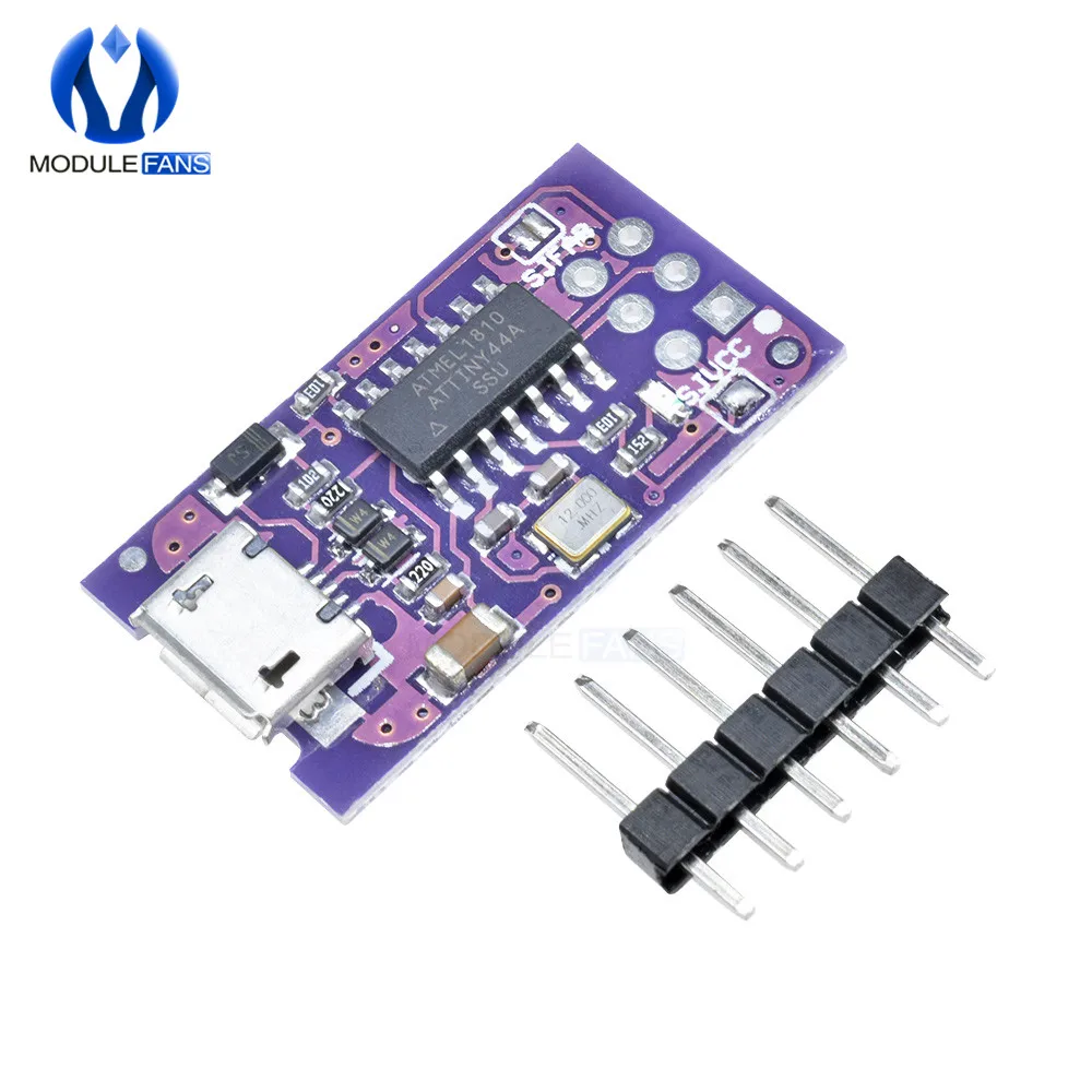 Micro-USB-Tiny-AVR-ISP-ATtiny44-ATTiny45-ATTiny85-USBTinyISP-Programmer ...