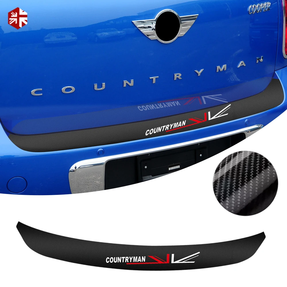 Fibra-de-carbono-Vinyl-Adesivo-Decalque-amortecedor-traseiro-do-carro ...